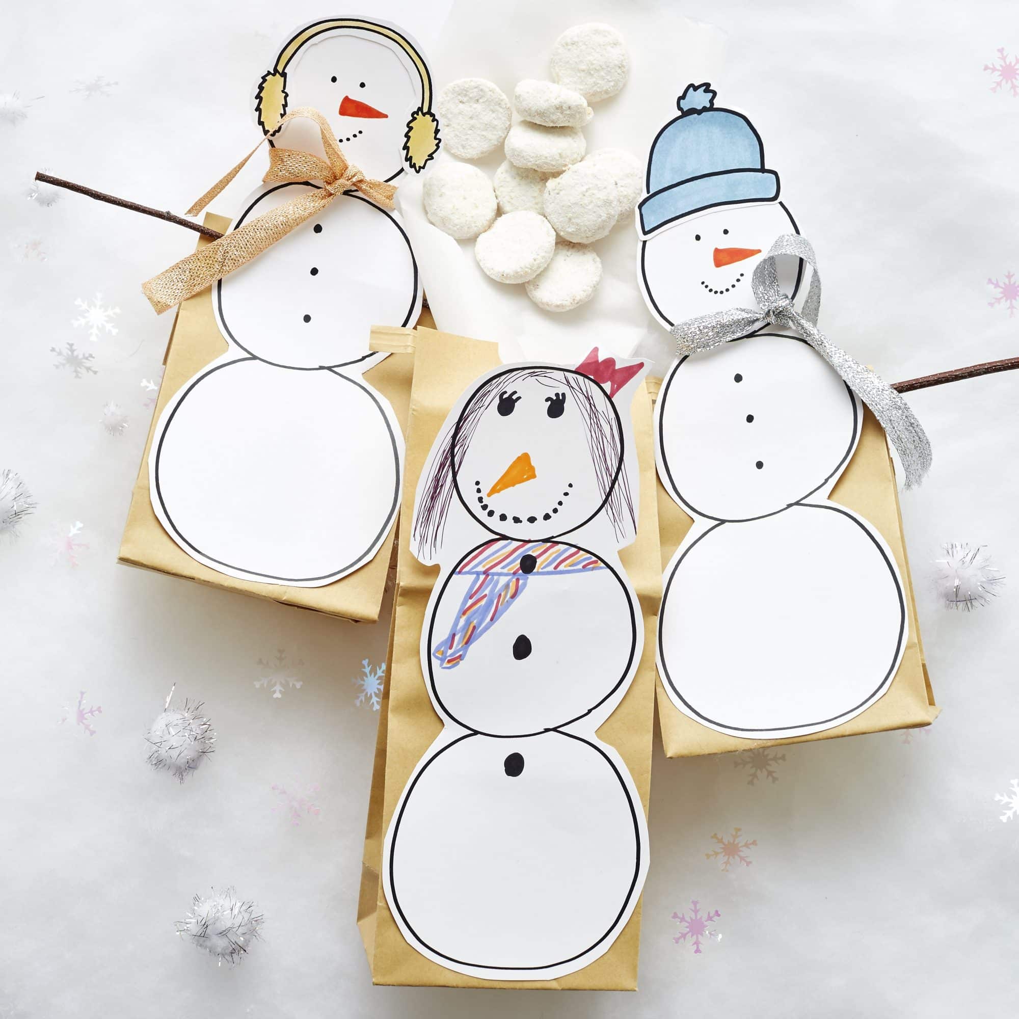 Frosty Fun Snowman Gift Bags | Darcy Miller Designs