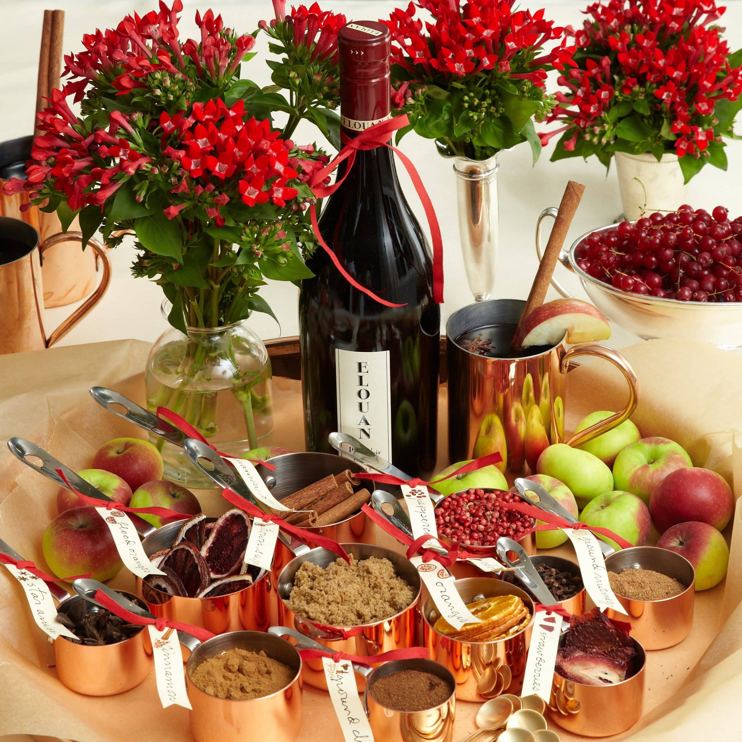 Holiday Mulled Wine Bar | Darcy Miller Designs