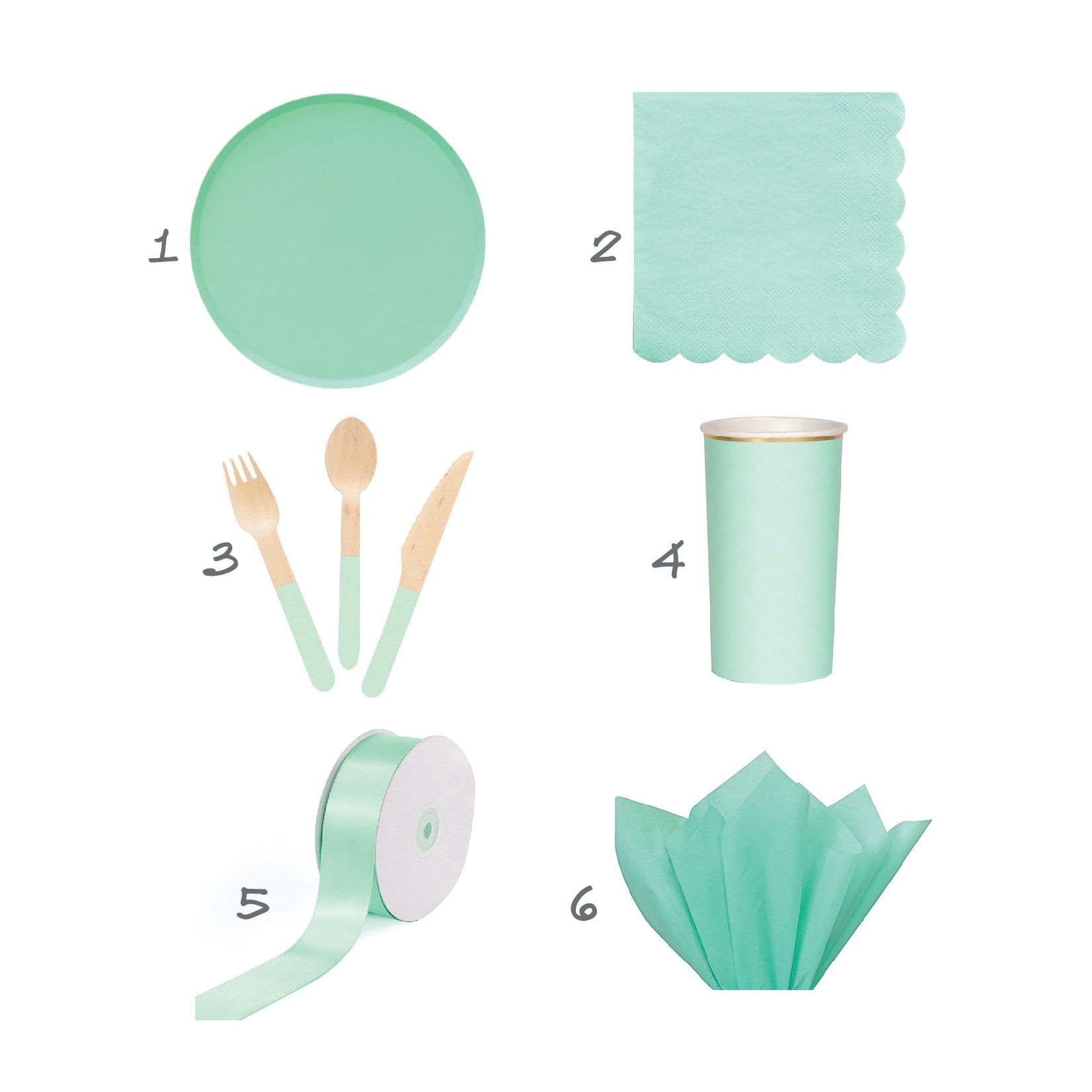 Extra-Large Mint Gift Tag | Darcy Miller Designs