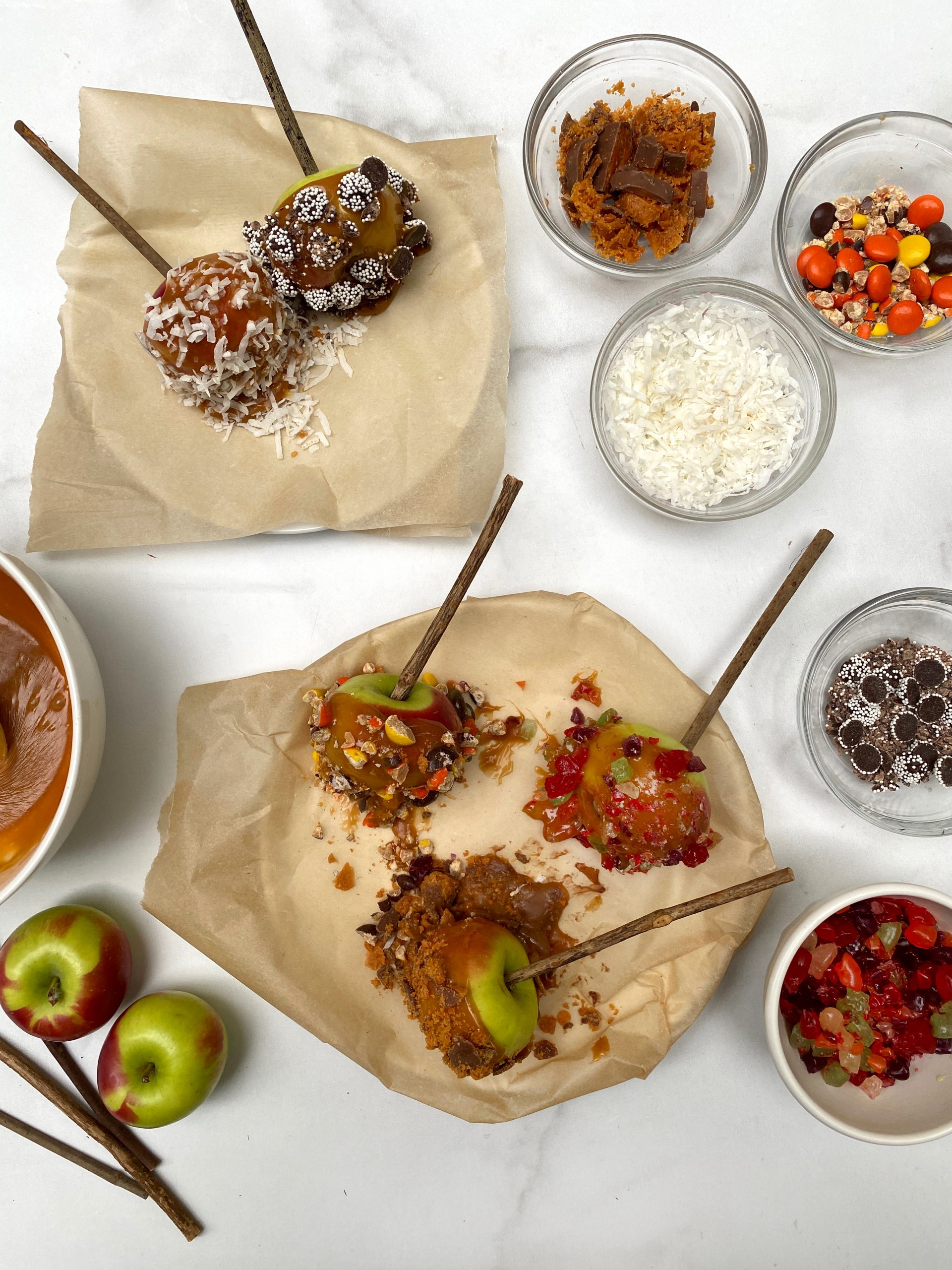 DIY Caramel Apple Bar | Darcy Miller Designs