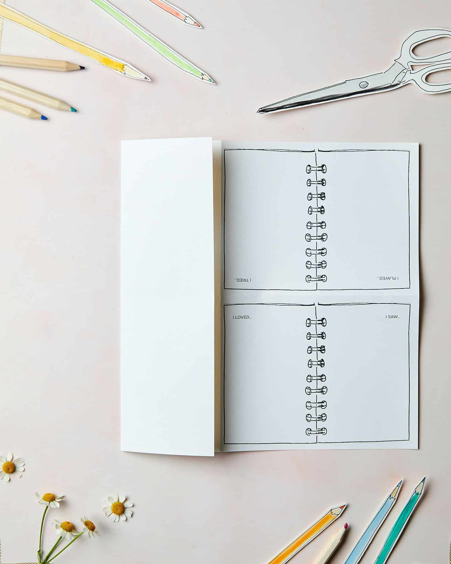 DIY Mini Sketchbook Journals | Darcy Miller Designs